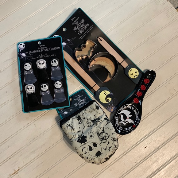 Disney | Kitchen | Disney Nightmare Before Christmas 4 Piece Kitchen ...